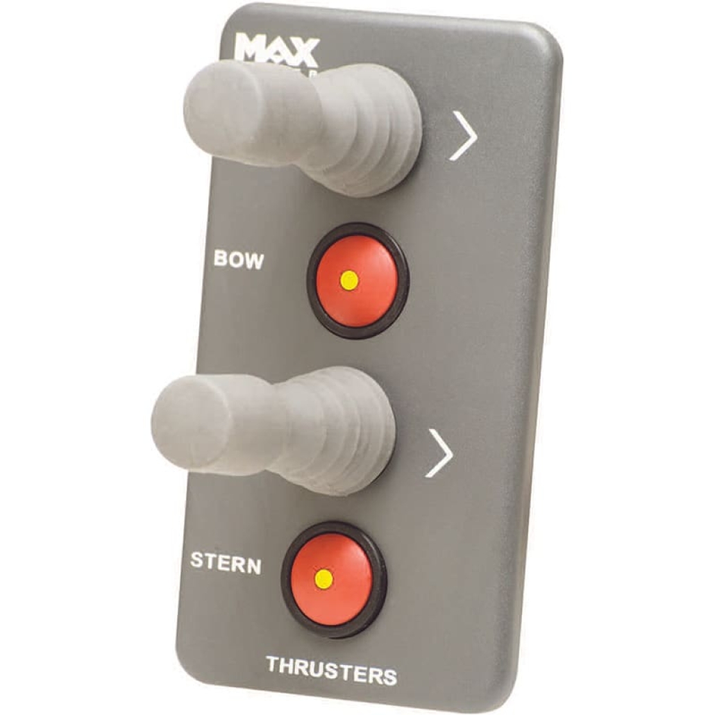 Max Power Electric Thruster Double Joystick Control Panel - Grey ...