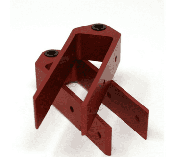 18.06BR Red Performance Bottom 38mm Rudder Gudgeon with Carbon Bush 3 ...